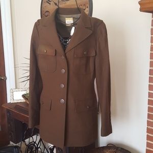 Fossil | Jackets & Coats | Fossil Wool Military Jacket Rare | Poshmark